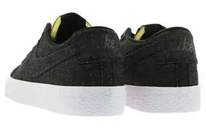Nike Zoom Blazer Low Sb Canvas Deconstructed Sneakers - Black