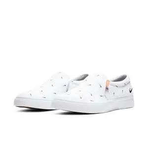 Nike Court Royale Swoosh Print Slip-on Sneakers