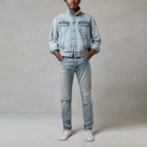 Fear Of God Light Denim Trucker Jacket