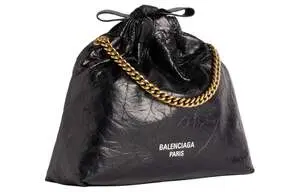 Balenciaga Crush Xs Tote Bag - Black