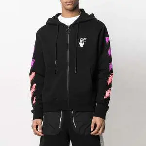 Off-White Gradient Zipper Classic Hoodie