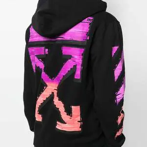 Off-White Gradient Zipper Classic Hoodie