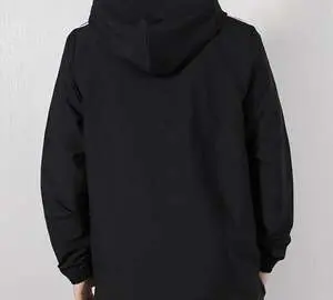 Adidas Hooded Jacket With Signature Stripes