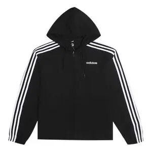 Adidas Hooded Jacket With Signature Stripes