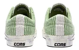 CONVERSE Low Top Corduroy Sneakers With Star Detailing - Green