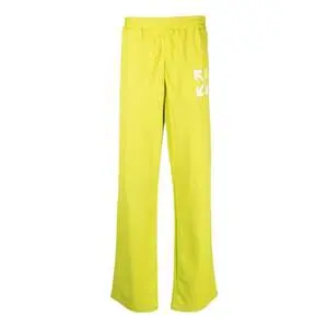 Off-White Ss23 Arrows-motif Track Pants - Lime Green