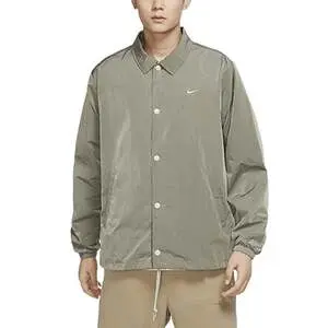Nike Solid Color Buckle Lapel Jacket