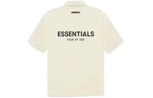 Fear Of God Ss21 Polo Shirt 'buttercream