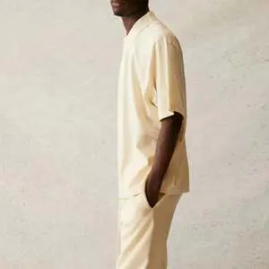 Fear Of God Ss21 Polo Shirt 'buttercream