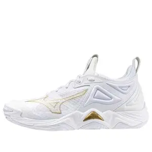 Mizuno Wave Momentum 3 Sneakers - White/gold