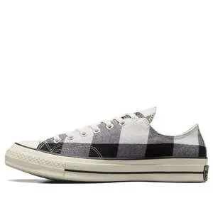 CONVERSE Converse Beyond Retro X Chuck 70 Low Upcycled Flannel Sneakers Black/grey/pristine
