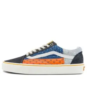VANS Vans Old Skool Quilted Bandana Low Top Sneakers Blue/orange/gray