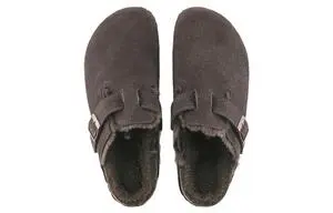 BIRKENSTOCK Boston Shearling Clogs - Brown