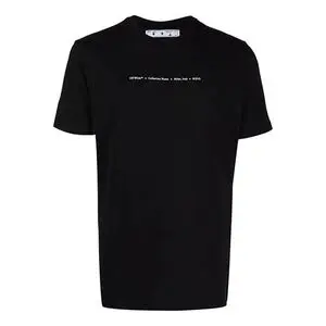 Off-White Fw21 Arrow Pattern Alphabet Solid Color Short Sleeve Version