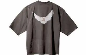 Yeezy X Balenciaga Dove 3/4 Sleeve T-shirt - Grey