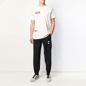 Off-White Short Sleeve Logo Normal Fit
