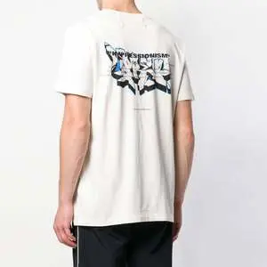 Off-White Short Sleeve Logo Normal Fit