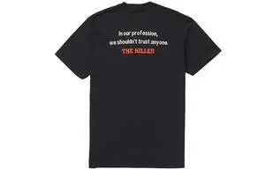 Supreme Ss22 The Killer Trust Tee Bloody Twins Chow Yun Fat Printing Short Sleeve - Black