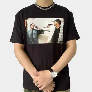 Supreme Ss22 The Killer Trust Tee Bloody Twins Chow Yun Fat Printing Short Sleeve - Black