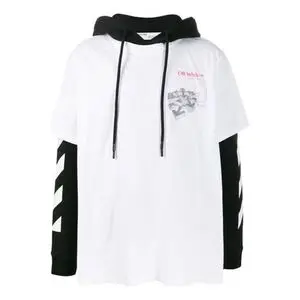 Off-White Arm Printing Loose Fit - White
