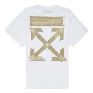 Off-White Off-White Diagonal Arrows Tape T-Shirt White