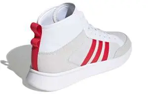 Adidas Court80s Mid Top Sneakers - White/red/gray