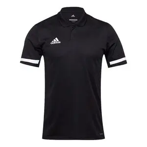 Adidas T19 Polo Athleisure Casual Sports Badminton Short Sleeve Polo Shirt - Black