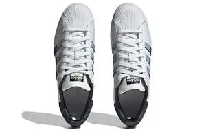 Adidas Superstar Sneakers - Cloud White/blue Navy/light Blue