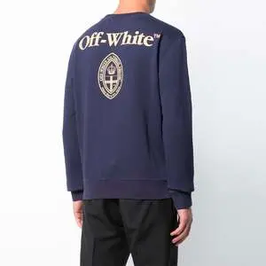 Off-White Distressed Logo Sweatshirt