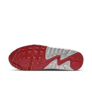 Nike Max 90 Low Top Lace Up Sneakers - White/red