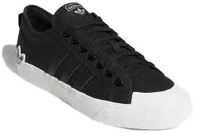 Adidas Nizza Low Top Sneakers With Oversize Heel Logo