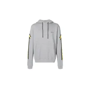 Off-White Grey Yellow Arrows Hooded Sweatshirt