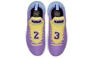 Nike Lebron 16 "lakers Heritage" High Top Sneakers - Purpleyellow