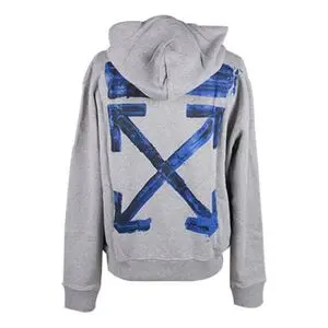 Off-White Acrylic Arrows Slim Hoodie - Grey