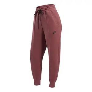Nike Tech Fleece Mid-rise Joggers - Red Sepia/black