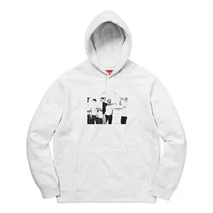 Supreme Ss19 Classic Ad Hooded Sweatshirt - Grey