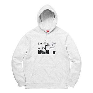 Supreme Ss19 Classic Ad Hooded Sweatshirt - Grey