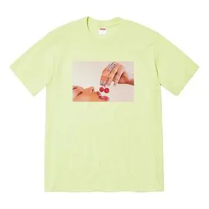 Supreme Ss20 Week 1 Cherries Tee - Peppermint Green