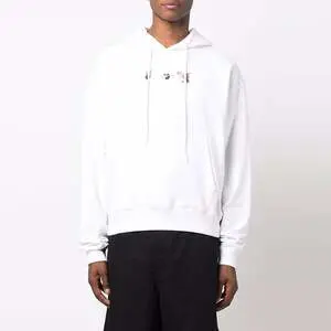 Off-White Arrow Pattern Alphabet" Hoodie