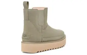 UGG Chelsea Platform Mini Boots - Green
