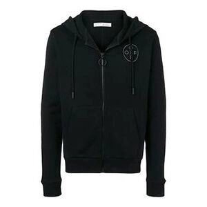 Off-White Embellished Logo Hooded Jacket
