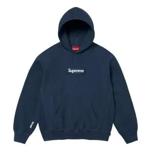 Supreme Fw25 Box Logo Hoodie - Navy