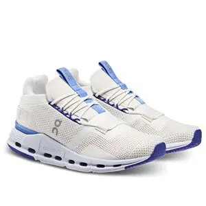 On Cloudnova "undyed White Heather" Sneakers - White/blue