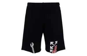 Off-White Pascal Applique Casual Shorts