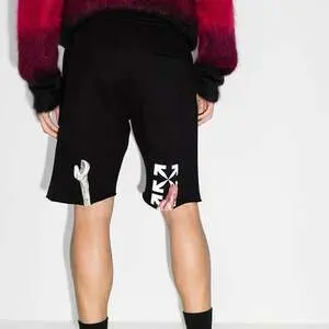 Off-White Pascal Applique Casual Shorts