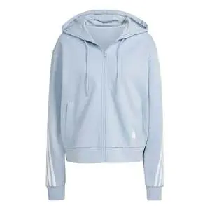 Adidas Future Icons 3-stripes Full-zip Hoodie - Blue