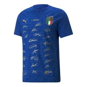 PUMA 2021-2022 Italy Signature Winner T-shirt - Blue