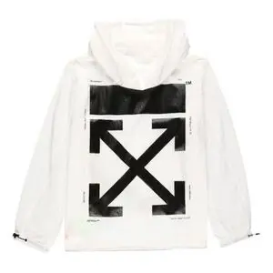 Off-White Fw19 Printing Pullover Hooded Jacket