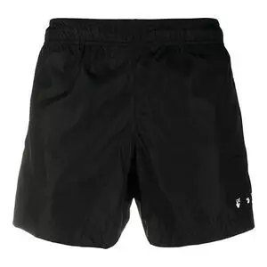 Off-White Ss21 Logo Detail Shorts - Black