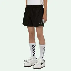 Off-White Ss21 Logo Detail Shorts